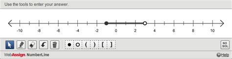 Webassign Create Number Line Questions