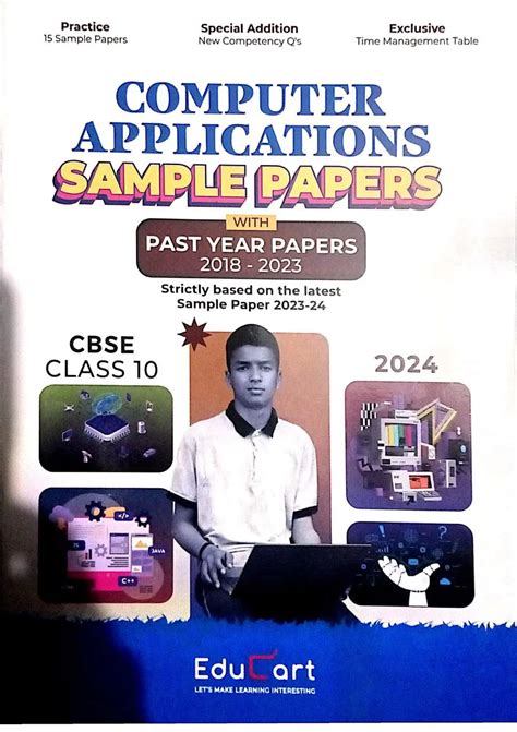 Sample Papers Computer Applications Cbse 10 With Past Year Papers 2018