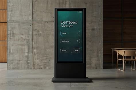Realistic Screen Mock Up Premium Ai Generated Image