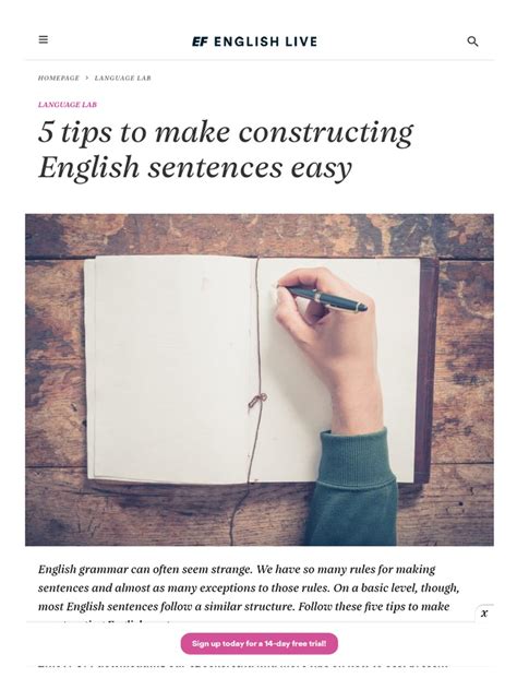 5 tips to make constructing english sentences easy ef english live