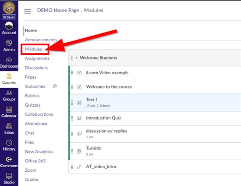 Adding A Canvas Studio Video To A Module Academic Technology Help Center