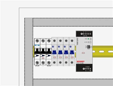 Layout View Of New Power Supply Created With Block Generator Skycad