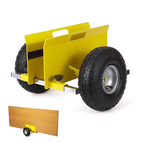 Mescukay Plywood Dolly 600 Lbs Capacity Panel Dolly With 10 Rubber