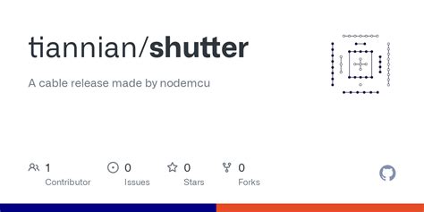 Github Tiannianshutter A Cable Release Made By Nodemcu