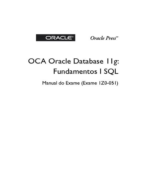 oca oracle database pdf pdf