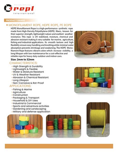 Yellow Poly Rope At ₹ 112kg Polypropylene Rope In Rajkot Id 2857735639588