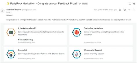 Indika W On Linkedin Awspartyrockhackathon Aws Devpost