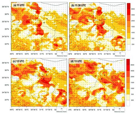 Wrf Chem Experiment Whr Pm10 Dust Surface Concentration μmm 3 And