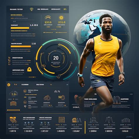 Premium Photo Web Dashboard Sports Team Performance Dashboard Tile Based Layout Dynamic