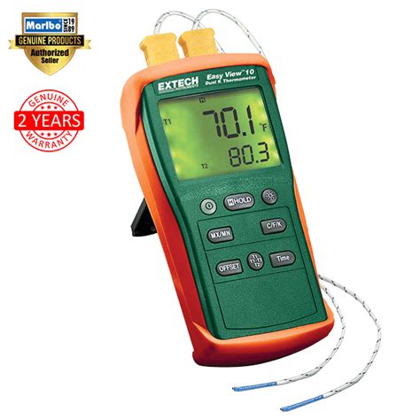 Extech Ea10 Easyview™ Dual Input Thermometers Buymarlbo Best Electrical Testers Analyzers