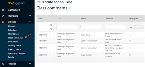 Class Comments And Feedback In Mobile And Web App