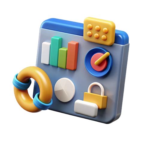 Premium Photo 3d Online Marketing Financial Report Chart Data Analysis And Web Development Concept