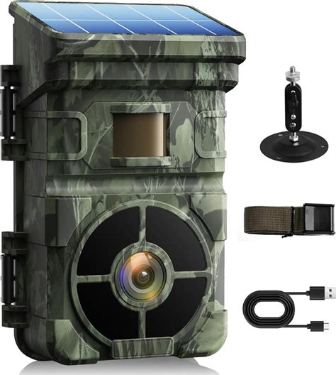 Assark Solar Trail Camera 48mp 30fps Wifi Bluetooth Game Camera With Motion