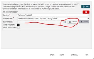 TMS320F28388D Build Gui From Gui Composer And Ethernet Ex2 Phy Loopback On F28388D C2000