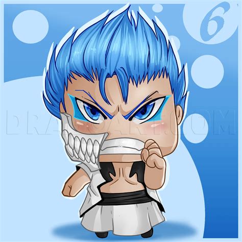 How To Draw Chibi Grimmjow Drawing Step By Step By Dawn Dragoart