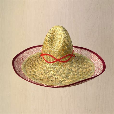 Mexican Sombrero Party Hat Straw Hat Fiesta Costume Accessory Etsy