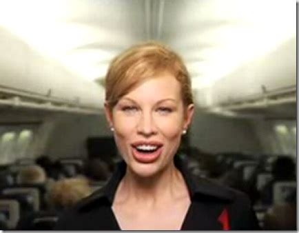 Bikini Model In The World Katherine Lee Delta Airlines Flight Safety Video