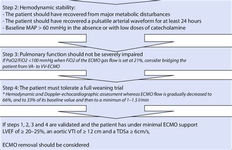 Recommendations For Successful Weaning From ECMO Adapted From 41 Download Scientific Diagram