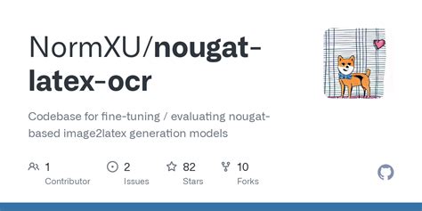 Github Normxunougat Latex Ocr Codebase For Fine Tuning Evaluating