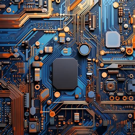 Premium Ai Image Intricate Circuitry Or Computer Components To Create