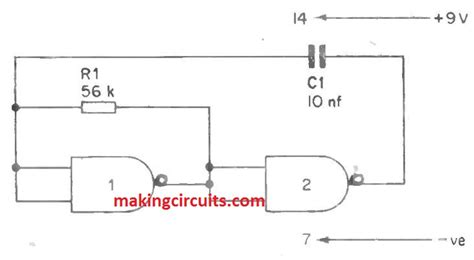 Simple Multivibrator Circuit Projects Astable Bistable Monostable Making Easy Circuits