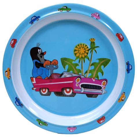 Talíř 21cm Krtek Autíčko Maxíkovy Hračky