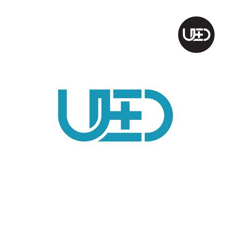 Ued Logo Letter Monogram Design 45923179 Vector Art At Vecteezy