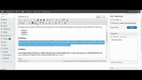Wordpress Editor Buttons Youtube