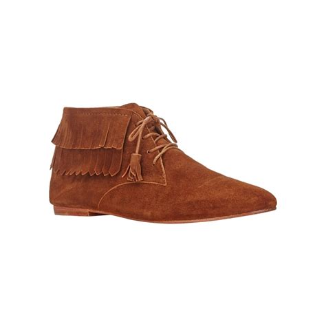 Nop Pavilion Responsive Theme Fringed Ankle Boots