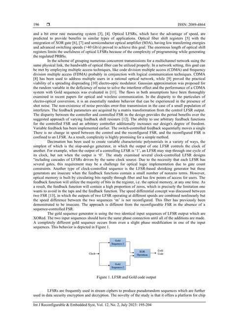 Reconfigurable Linear Feedback Shift Register For Wireless