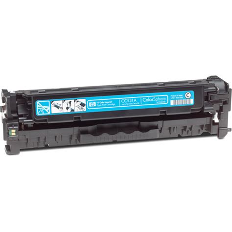 HP CC531A Color LaserJet Cyan Print Cartridge CC531A B&H Photo