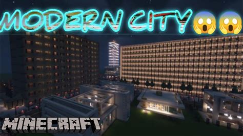 Modern City In Minecraft How To Build City In Mine Craft Building