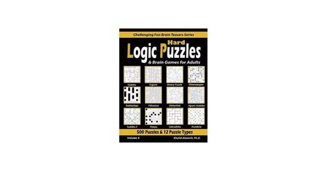 博客來 Hard Logic Puzzles And Brain Games For Adults 500 Puzzles And 12 Puzzle Types Sudoku