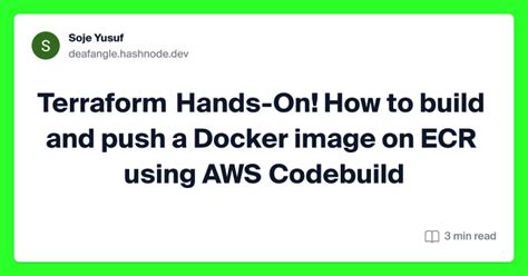 Ahmadu Soje Yusuf On Linkedin Terraform Hands On How To Build And