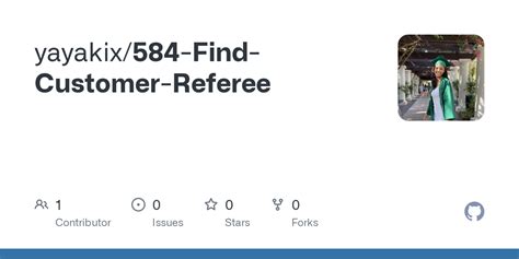 Github Yayakix584 Find Customer Referee