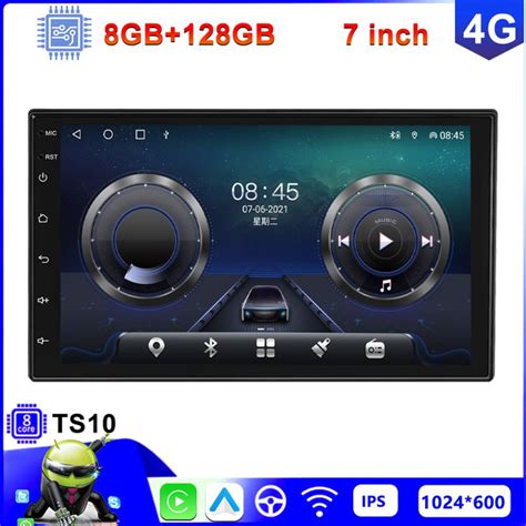 Автомагнитола 2 дин 7/9/10дюйма Android Auto-Carplay Gps Мультимедиа ...