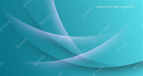 Premium Vector 3d Blue Geometric Abstract Background Overlap Layer On Bright Space With Waves