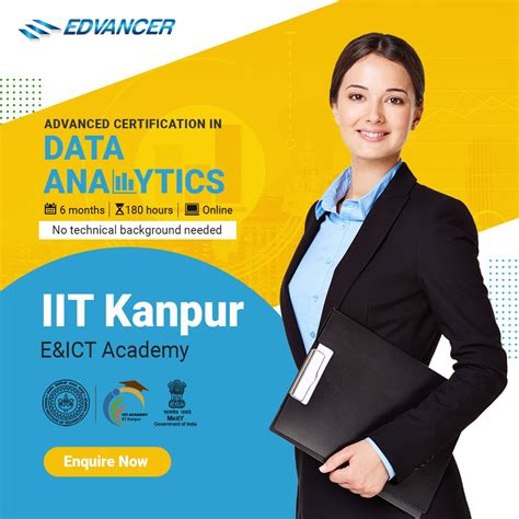 Edvancer On Linkedin Data Analytics Course Iit Kanpur Advanced
