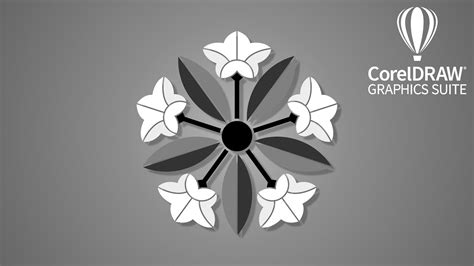 Flowers Decoration Pattern Design Corel Draw Tutorials 088