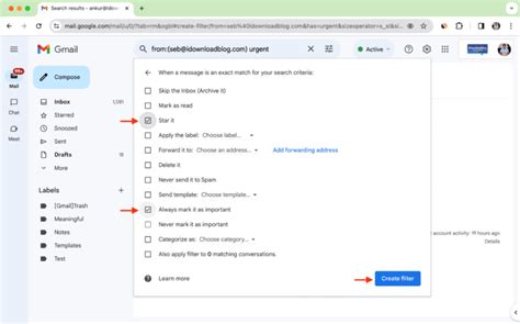How To Create Email Rules Using Filters On Gmail