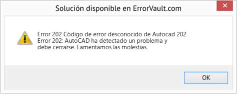Cómo Arreglar Error 202 Código De Error Desconocido De Autocad 202