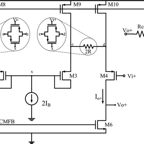 The Differential OTA A Simple Differential Pair B Conventional Fully Download Scientific
