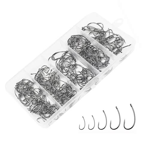 Non Barbed Hooks Assorted 90 Pack For Responsible Fishing