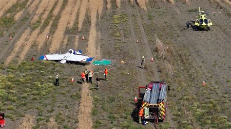 two killed after light aircraft crashes into field in north yorkshire