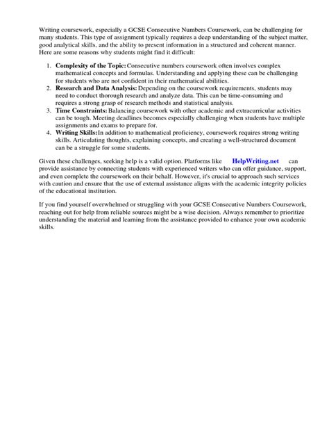 Gcse Consecutive Numbers Coursework Download Free Pdf Numbers