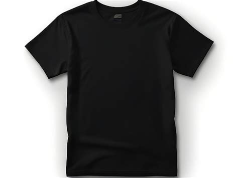 Premium Photo Versatile Chic Black Blank Tees