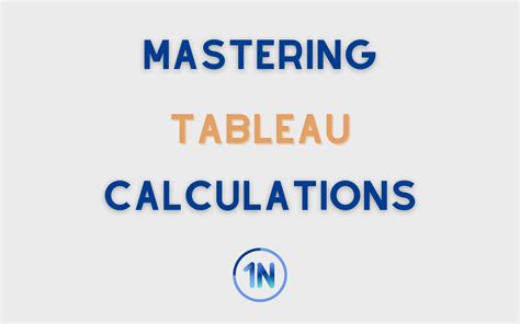 Mastering Calculations I — Onenumber
