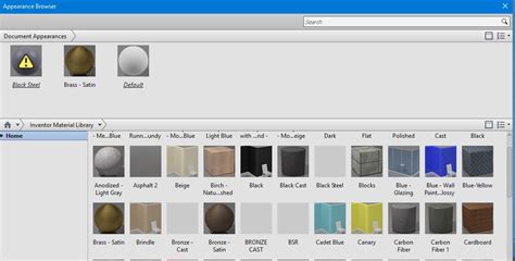 Inventor 2018 Problems With Material Library And Appearances Autodesk Community