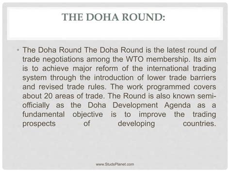 WTO Role And Functions PPTX