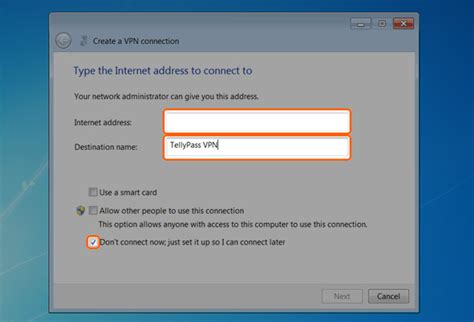 Configure Windows 7 Vpn TellyPass